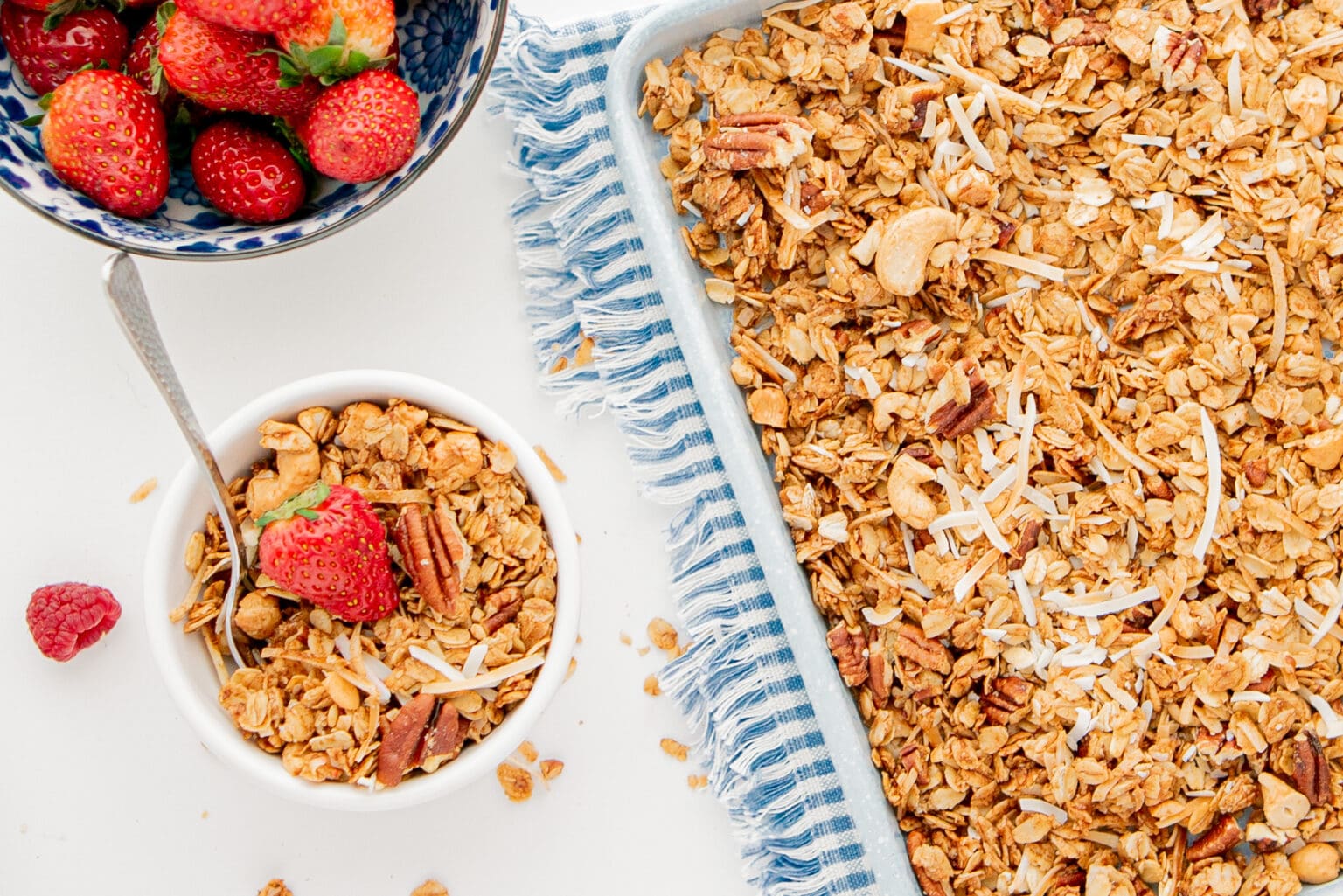 Maple Pecan Granola - Family Tree Foodie